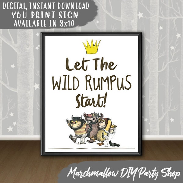Let the Wild Rumpus - Etsy