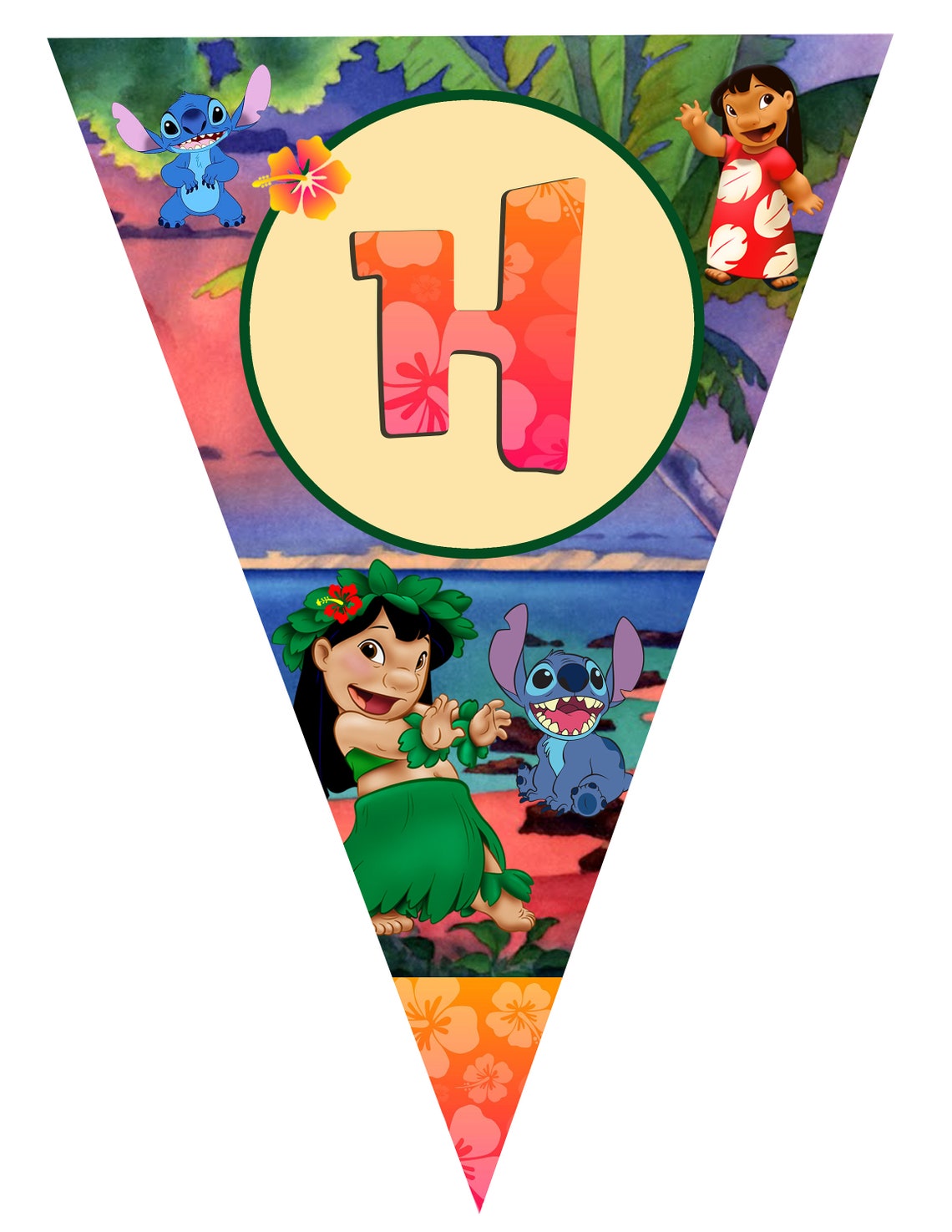 Lilo & Stitch Birthday Banner Digital-Instant Download-You | Etsy