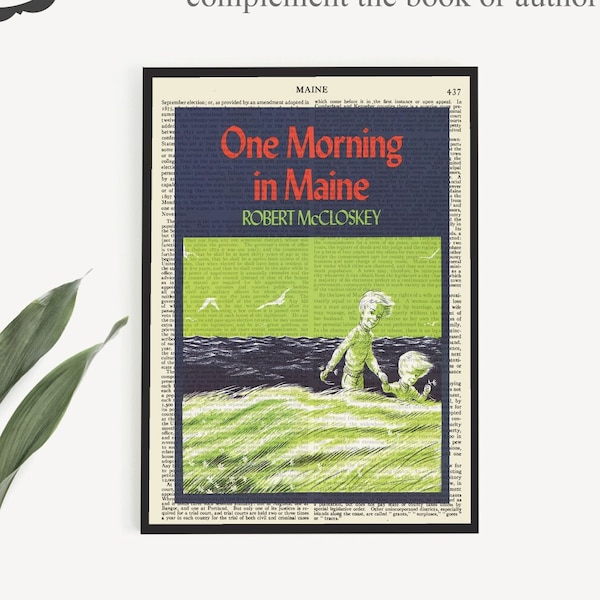 Maine Poster - Etsy