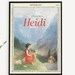 Printable 'heidi' Book Cover Art Print on Antique | Etsy