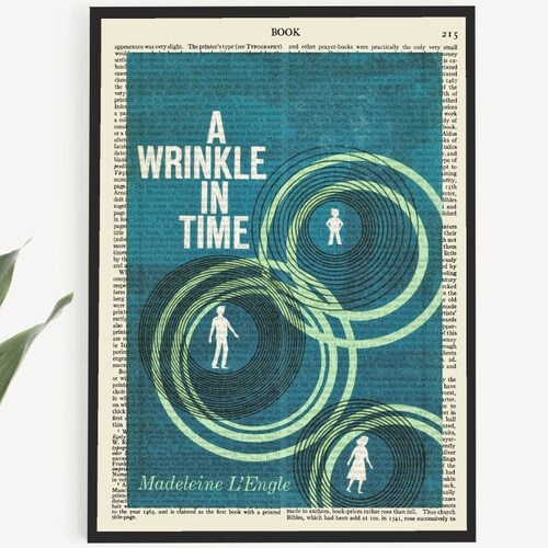 Printable Book Art Madeleine Lengle's A Wrinkle in Time | Etsy