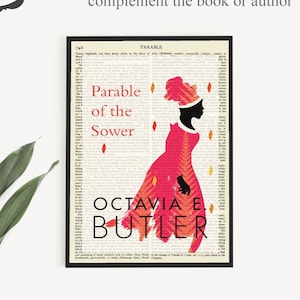 Printable 'parable of the Sower' Book Cover Art on Vintage Page ...