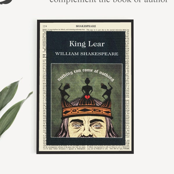 King Lear Poster - Etsy