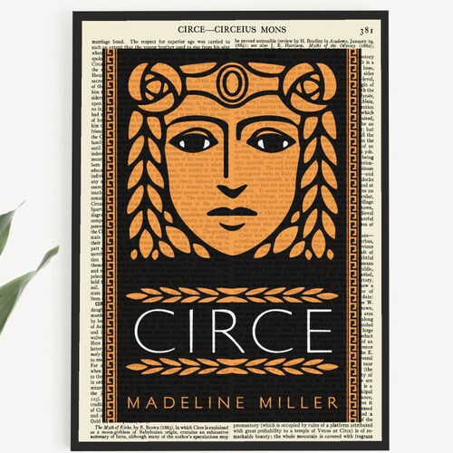 Printable 'circe' Book Cover Art Print Greek - Etsy
