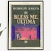 Printable Book Cover 'bless Me, Ultima' by Rudolfo Anaya, Bookish Gifts ...