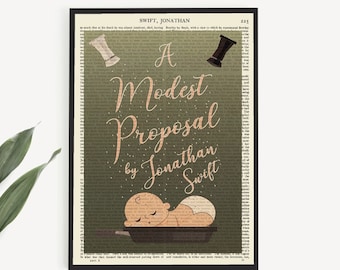A Modest Proposal Poster - Etsy