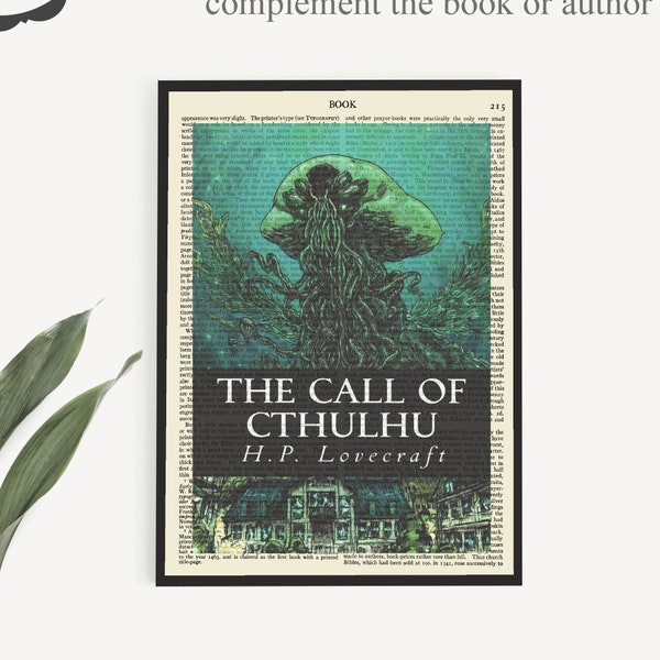 Cthulhu Book Cover - Etsy