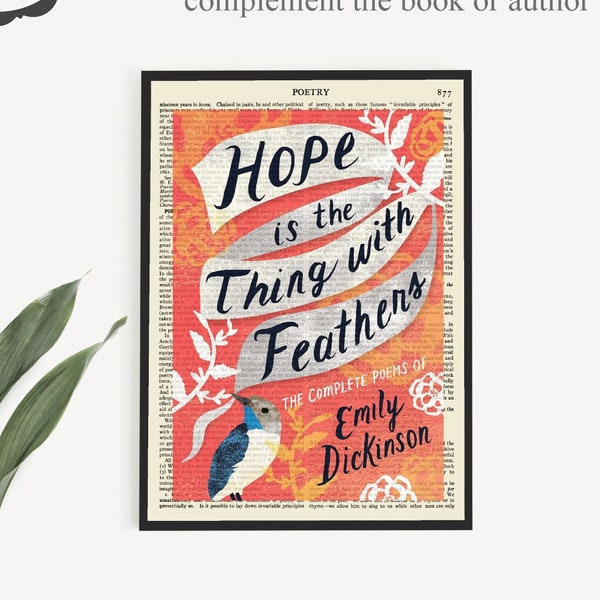 Hope is the Thing With Feathers - Etsy