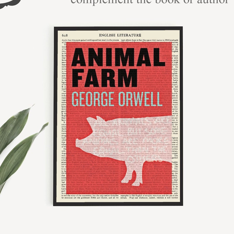 George Orwell Animal Farm Posters - Etsy