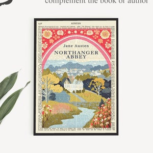 Printable Book Cover Art, 'northanger Abbey' Poster on 'austen ...