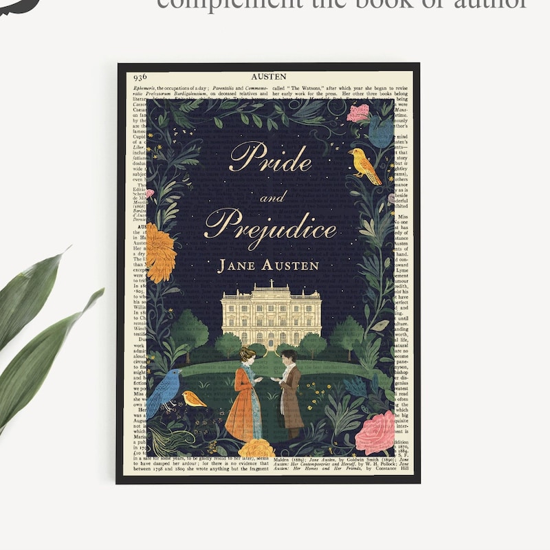 Pride and Prejudice Poster - Etsy