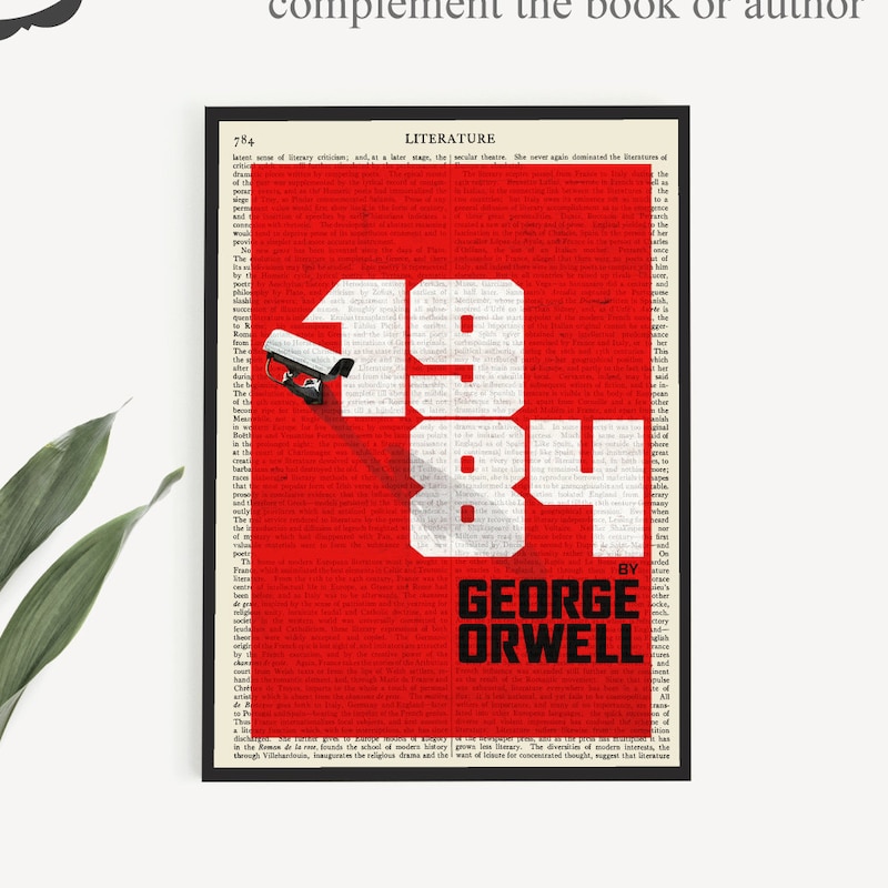 1984 George Orwell Poster - Etsy