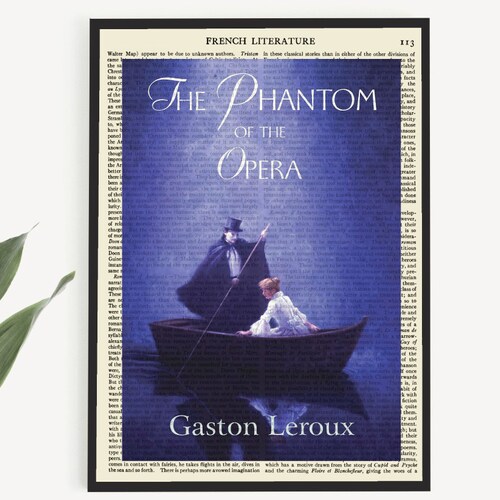 Printable 'the Phantom of the Opera' Book Cover Print - Etsy