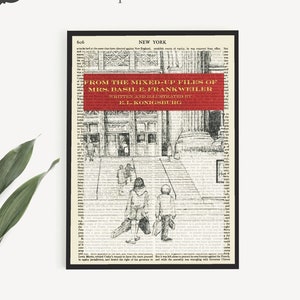 Printable Book Cover Art 'from the Mixed-up Files of Mrs. Basil E ...