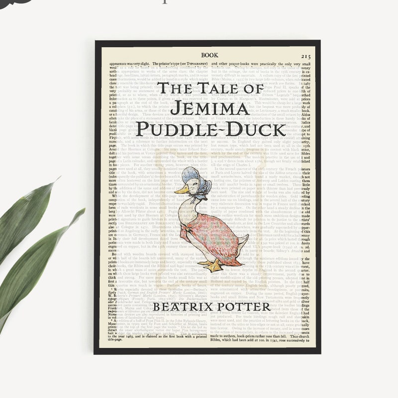 Jemima Puddle Duck - Etsy
