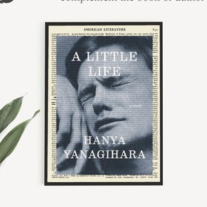 Downloadable Art Print 'A Little Life' Book Cover Poster on an Old Page ...