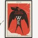 Printable 'we' Book Cover Art, Yevgeny Zamyatin Poster Print, Dystopian ...
