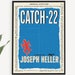 Printable Catch 22 Book Art Print, Joseph Heller Book Cover Page on a ...
