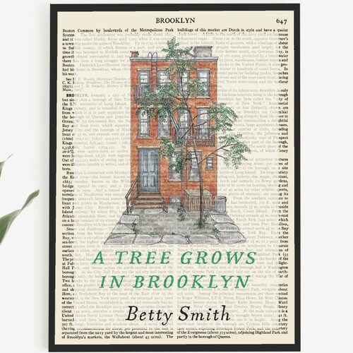Printable Book Cover Art of A Tree Grows in Brooklyn on | Etsy