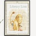 Printable 'library Lion' Book Cover Print on Vintage - Etsy