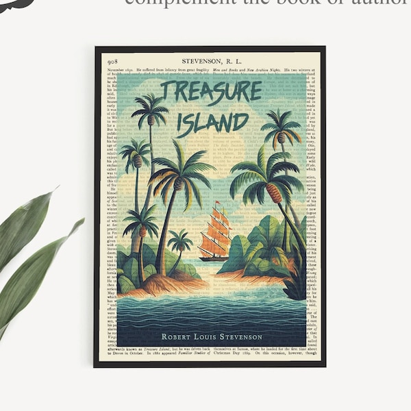 Treasure Island Poster - Etsy