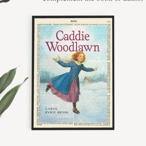 Printable 'caddie Woodlawn' Book Cover Print on Old Page, Classroom ...