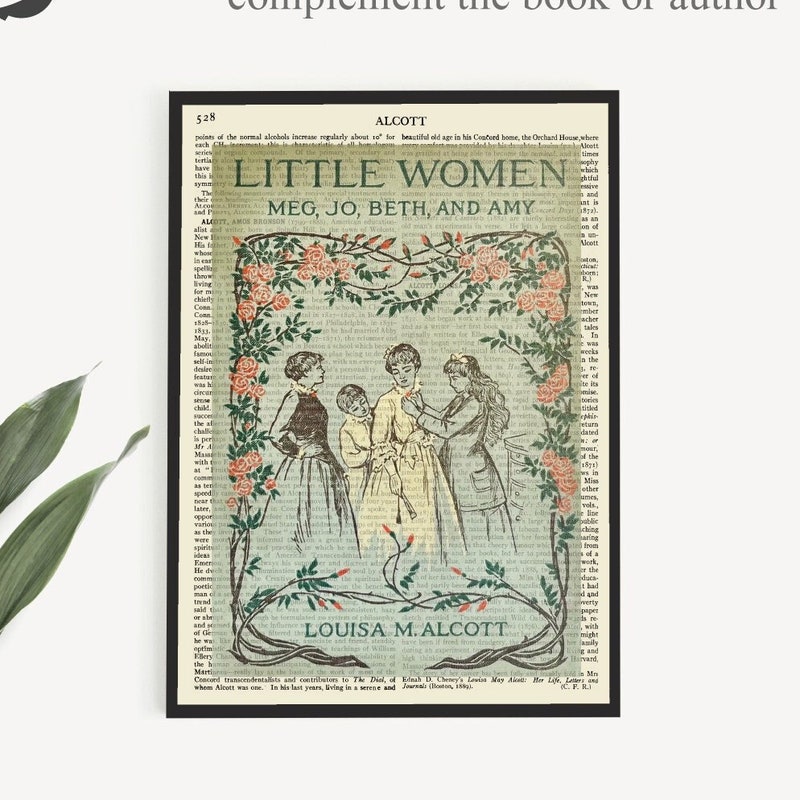 Little Women Book Cover - Etsy