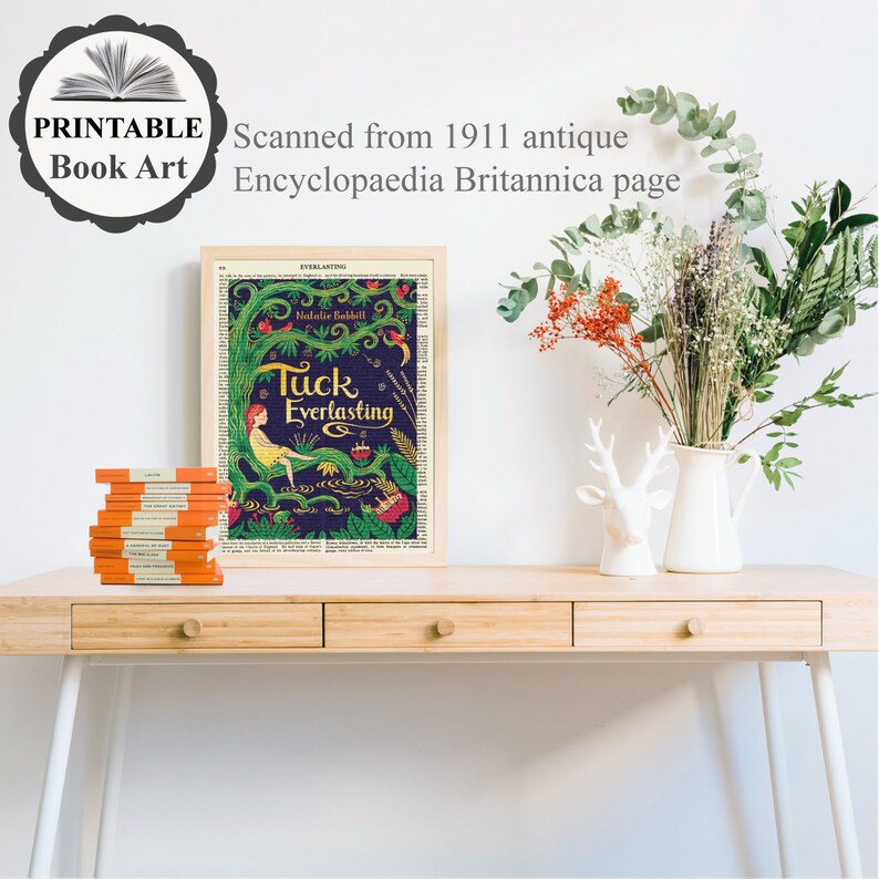 Printable Tuck Everlasting Book Cover Art Poster Print Book - Etsy