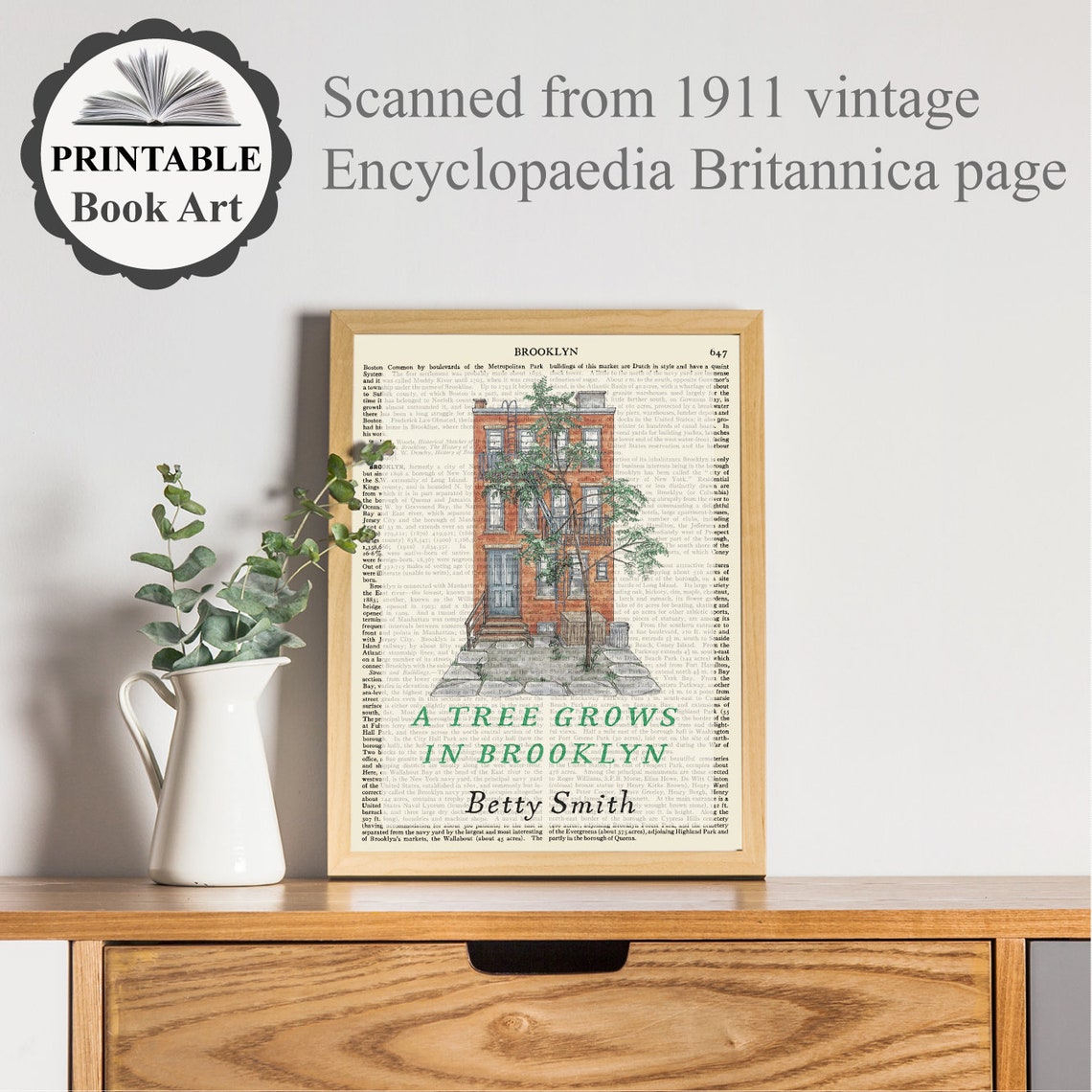 Printable Book Cover Art of A Tree Grows in Brooklyn on 'brooklyn' Page ...
