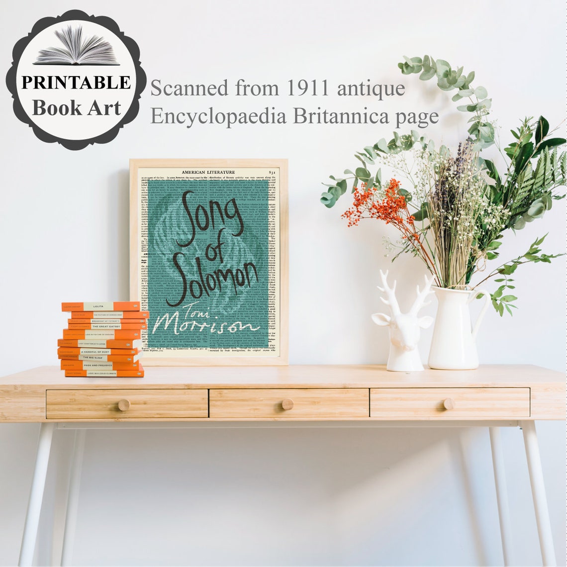 Downloadable 'song of Solomon' Print Book Cover - Etsy