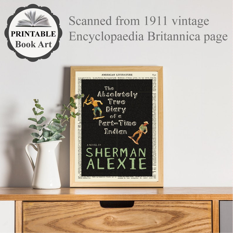 Printable 'the Absolutely True Diary of a Part-time - Etsy