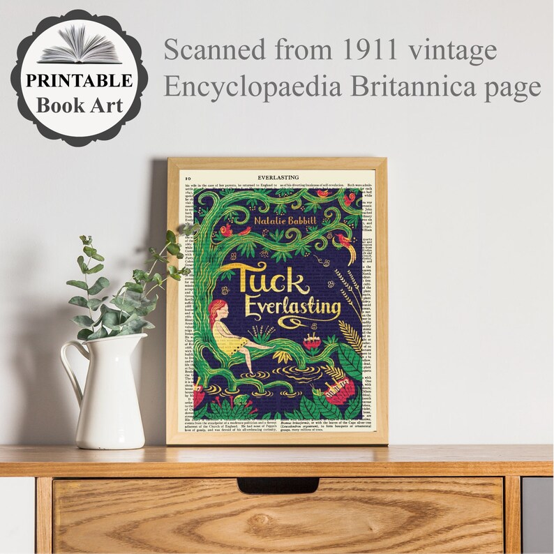 Printable Tuck Everlasting Book Cover Art Poster Print Book - Etsy