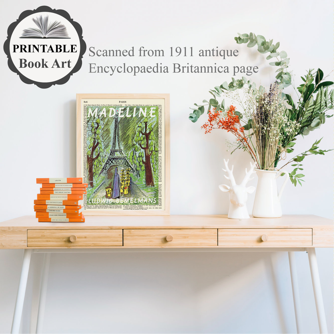 Printable 'madeline' Art Print of Book Cover on | Etsy