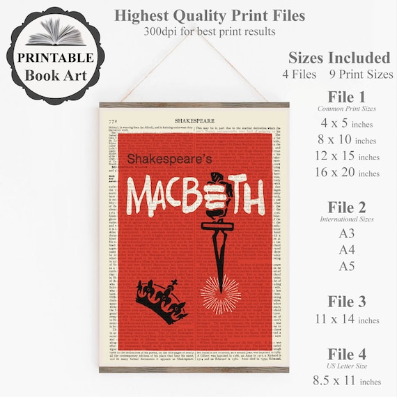 Macbeth Play Cover