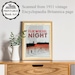 Printable 'night' Book Cover Art Print on Vintage Encyclopedia Page ...