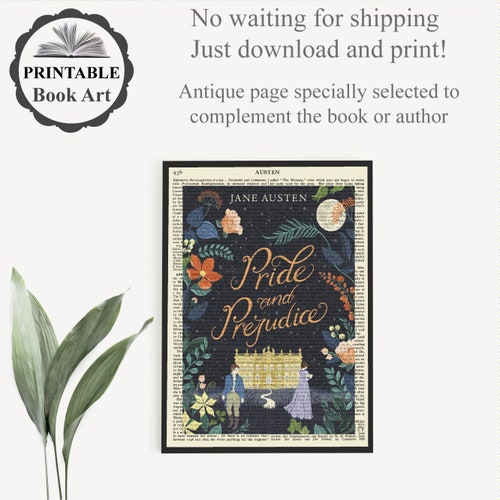 Pride and Prejudice Quotes Jane Austen Printable Quote Set - Etsy
