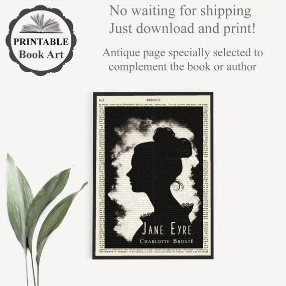 Jane Eyre Vintage Book Cover