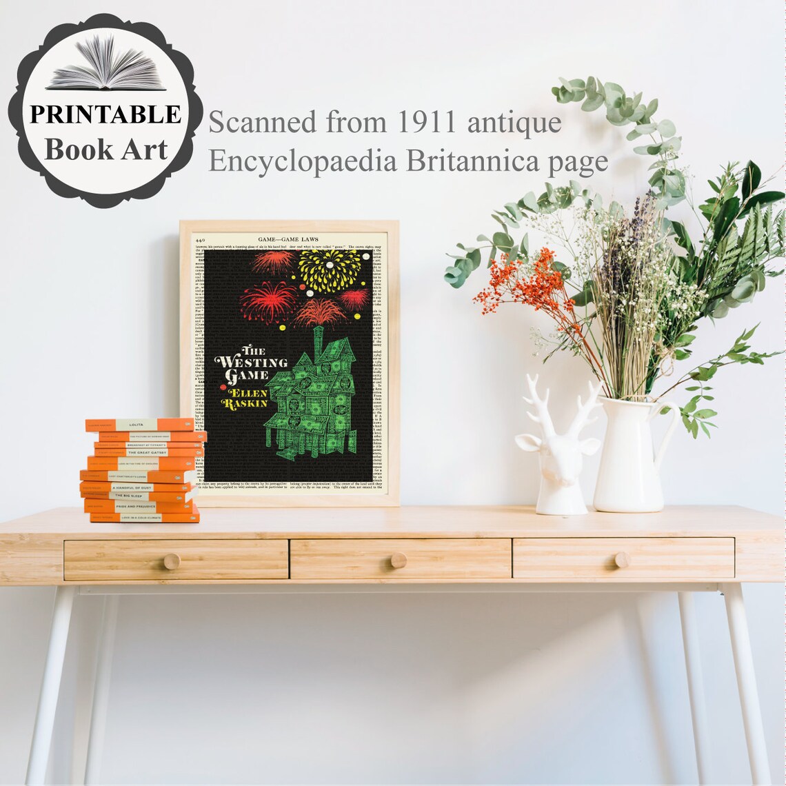 Printable 'the Westing Game' Book Cover Print | Etsy