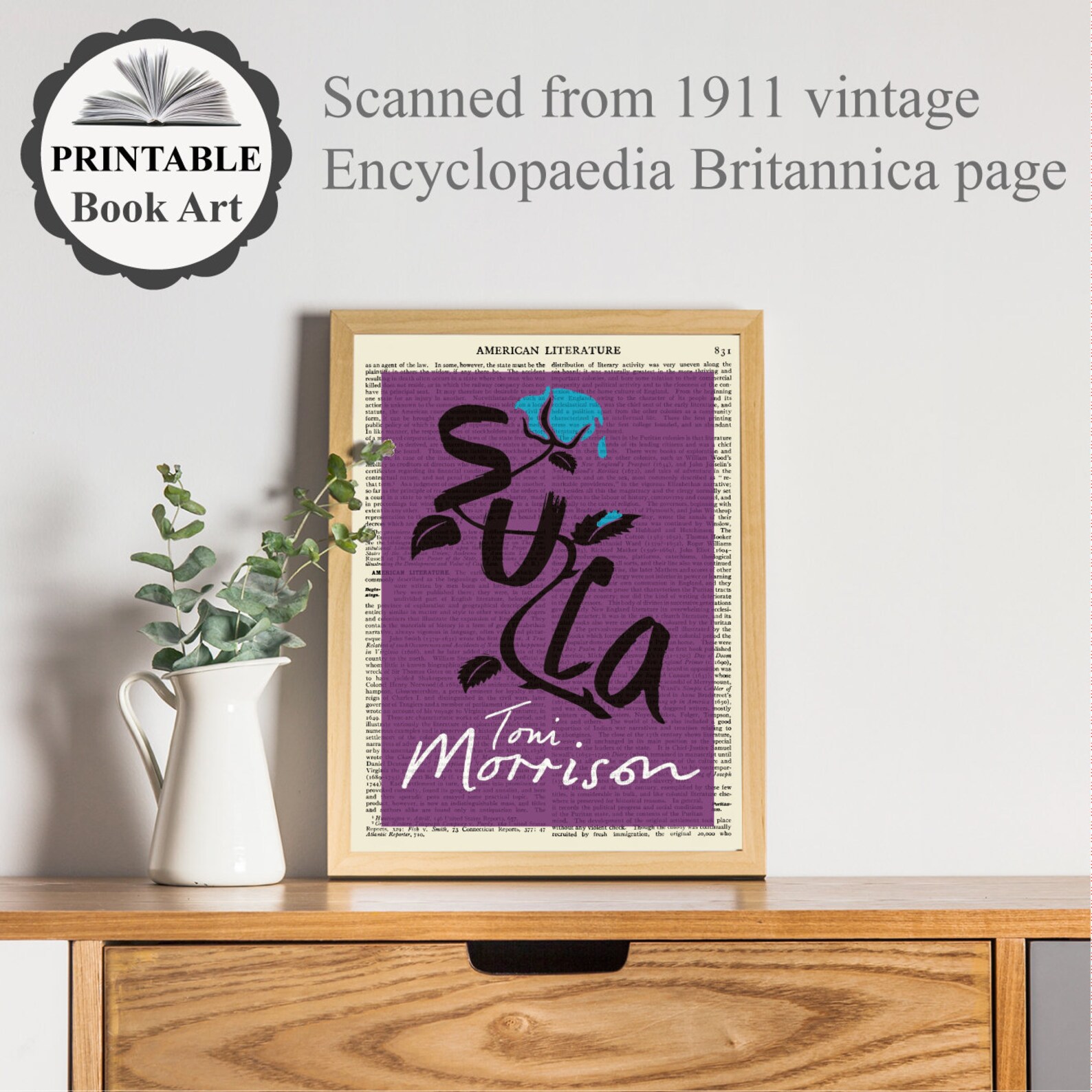 Printable 'sula' Print Book Cover Wall Art Prints | Etsy