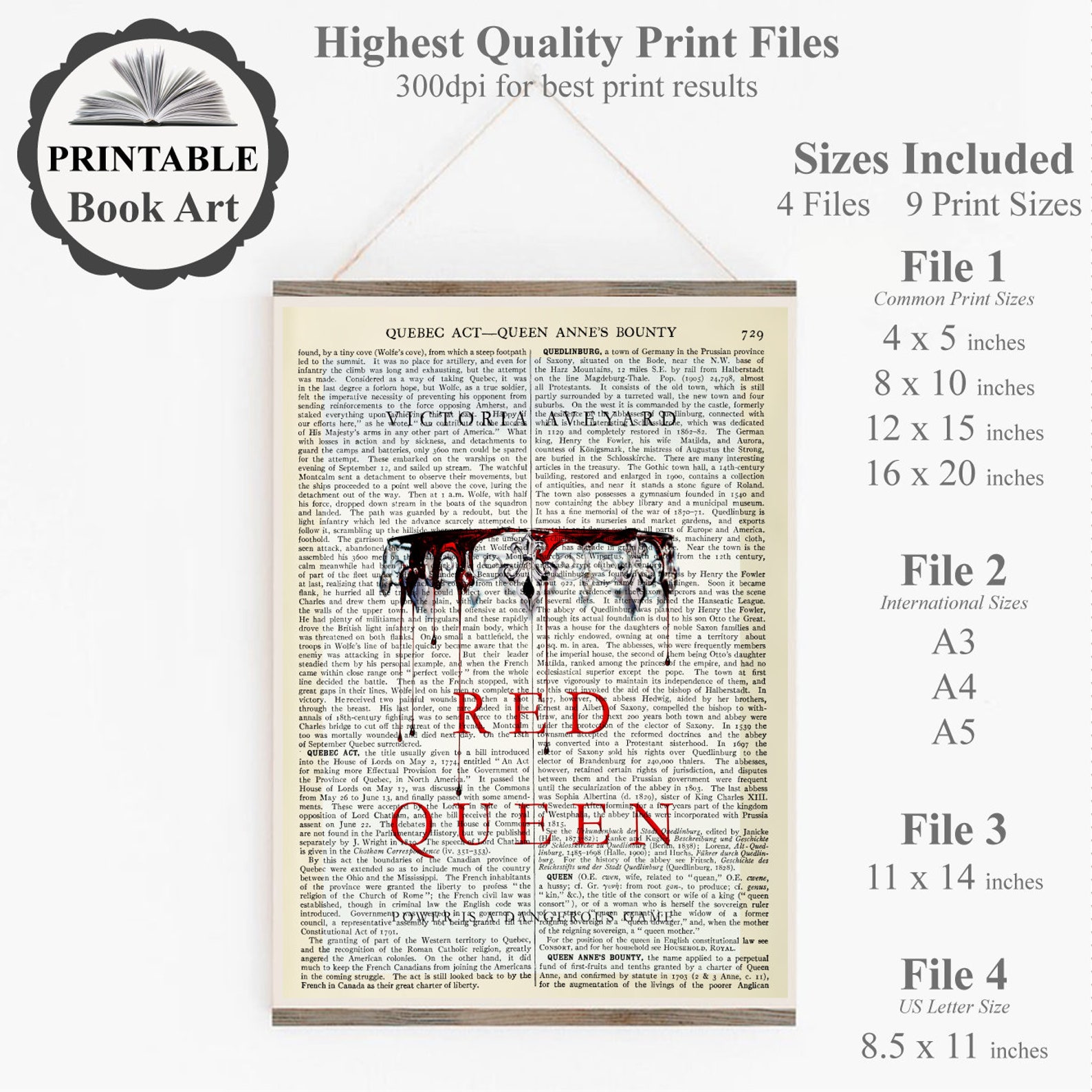 A Printable 'red Queen' on a Vintage 1911 - Etsy