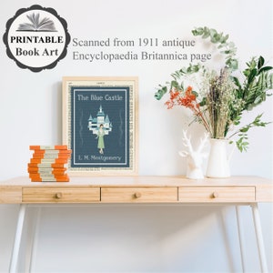 Printable 'the Blue Castle' Book Cover Poster by L M Montgomery ...