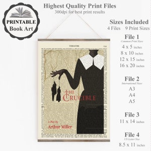 Downloadable 'the Crucible' Play Poster Print, Arthur Miller Prints ...