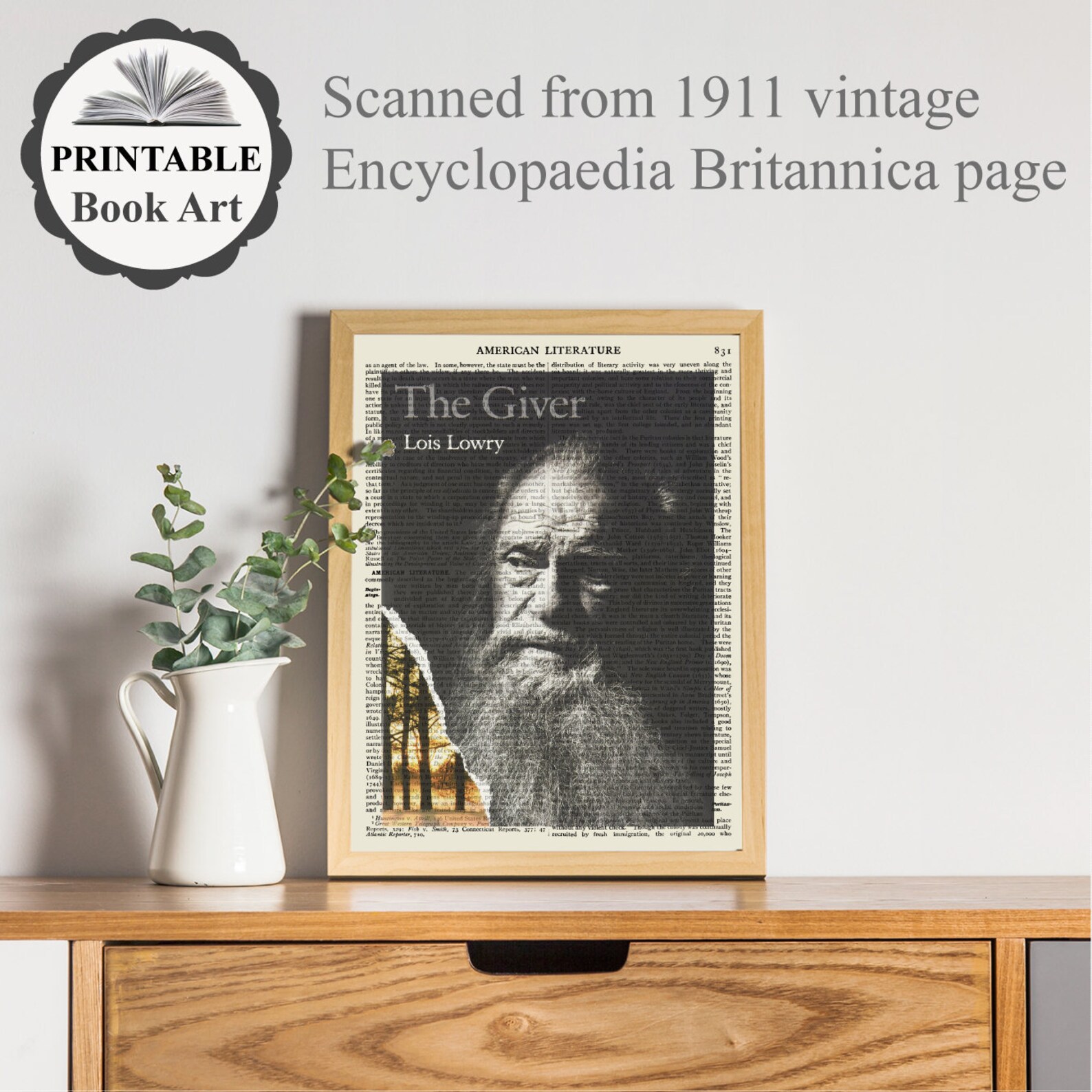 Instant Download 'the Giver' Printable Poster Book | Etsy