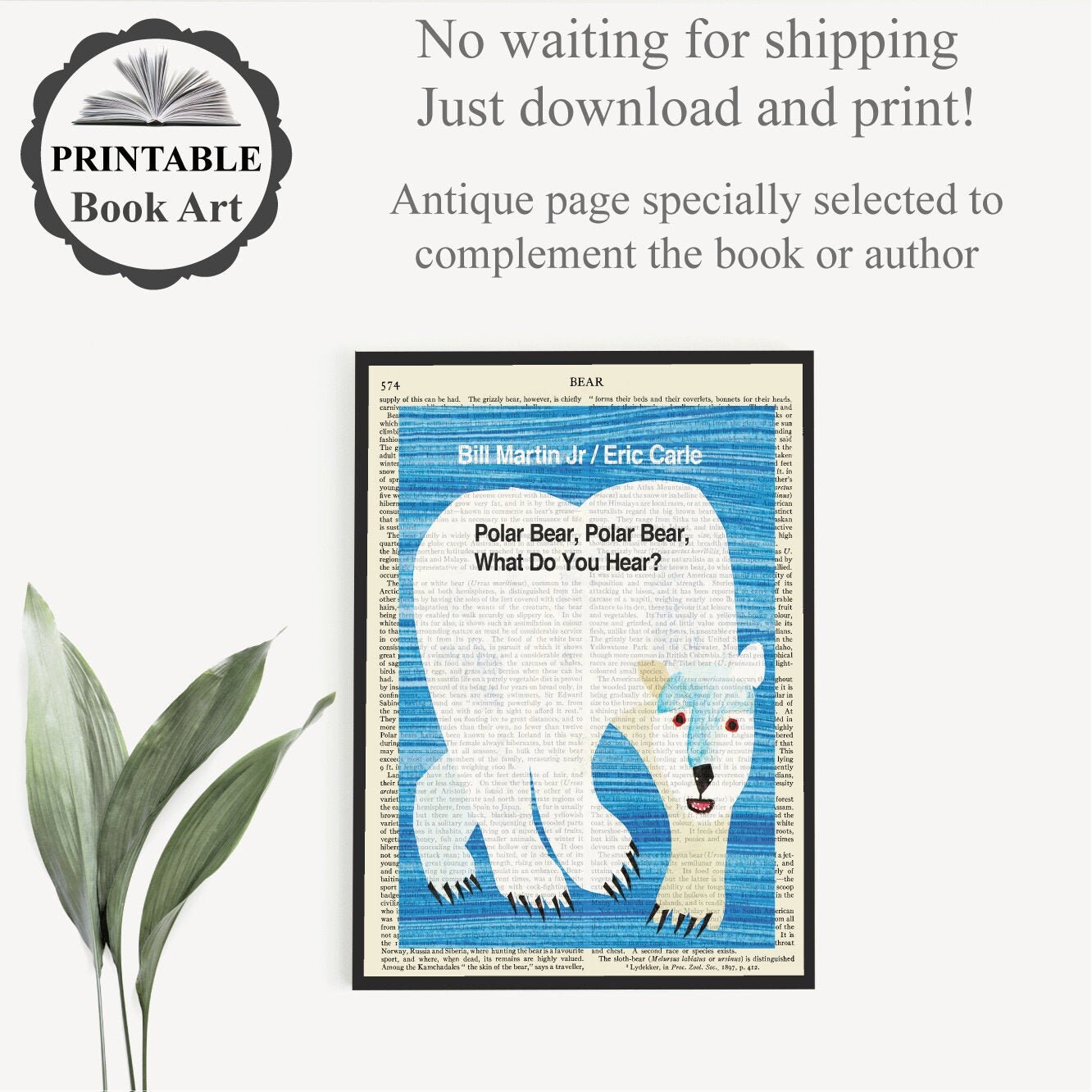 Polar Bear Book By Eric Carle Printables