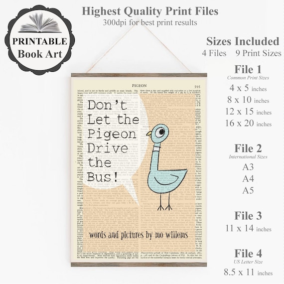 Dont Let The Pigeon Drive The Bus Coloring Page