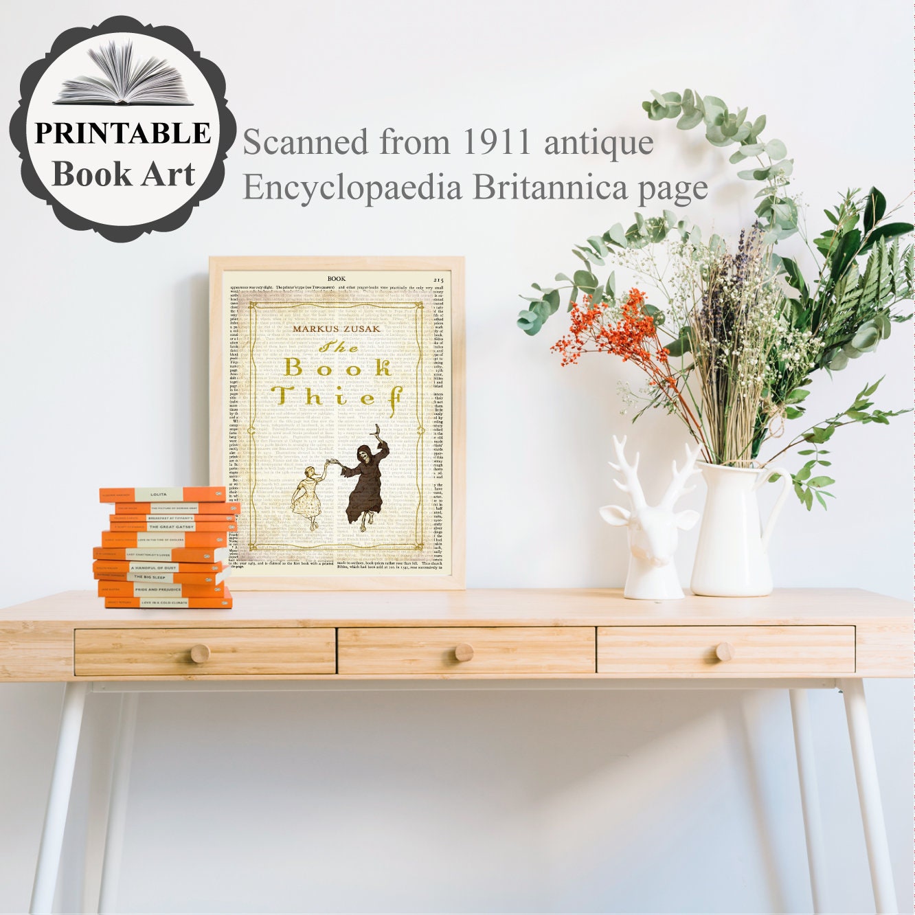 Printable 'the Book Thief' by Markus Zusak Book Cover - Etsy