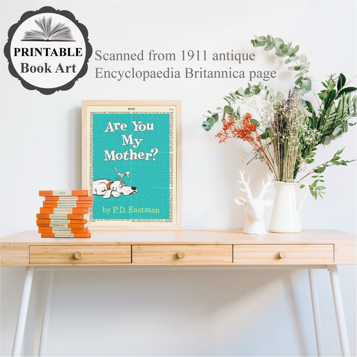 Printable 'are You My Mother' Book Cover Poster Print | Etsy