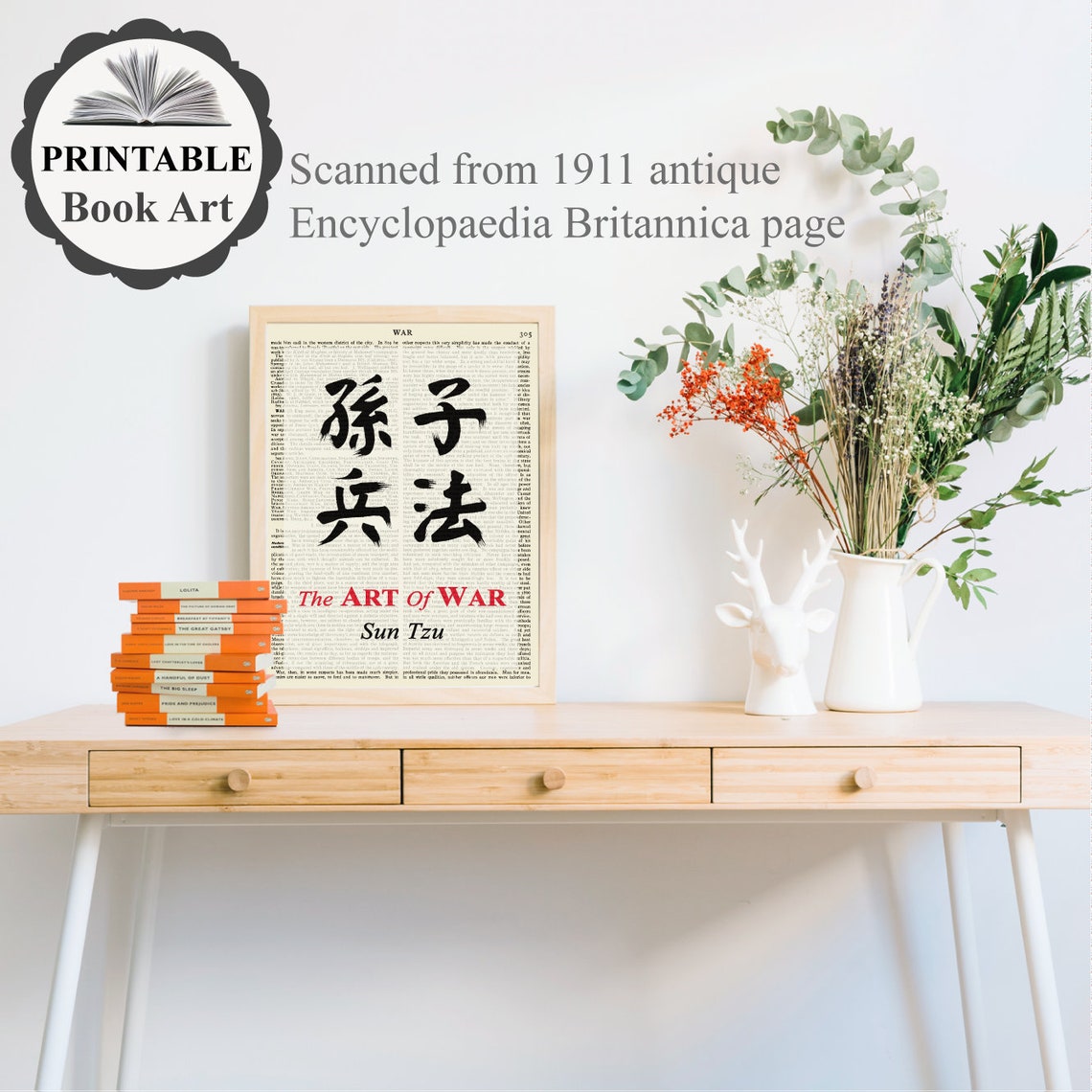Printable 'the Art of War' Sun Tzu Poster | Etsy