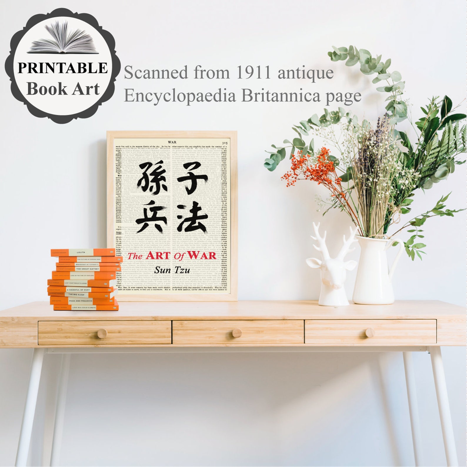 Printable 'the Art of War' Sun Tzu Poster | Etsy