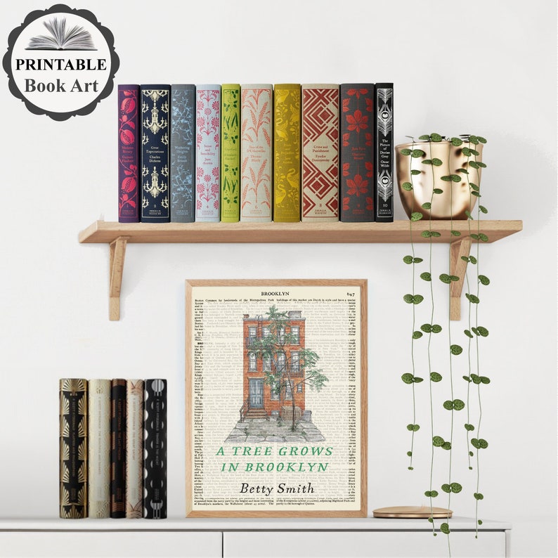 Printable Book Cover Art of A Tree Grows in Brooklyn on 'brooklyn' Page ...